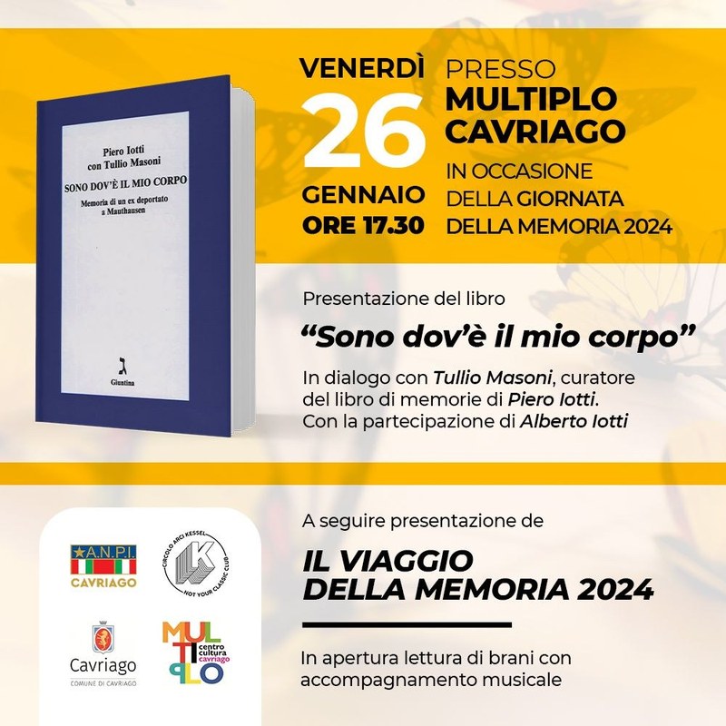 Giorno della Memoria 2024 - Comune di Cavriago